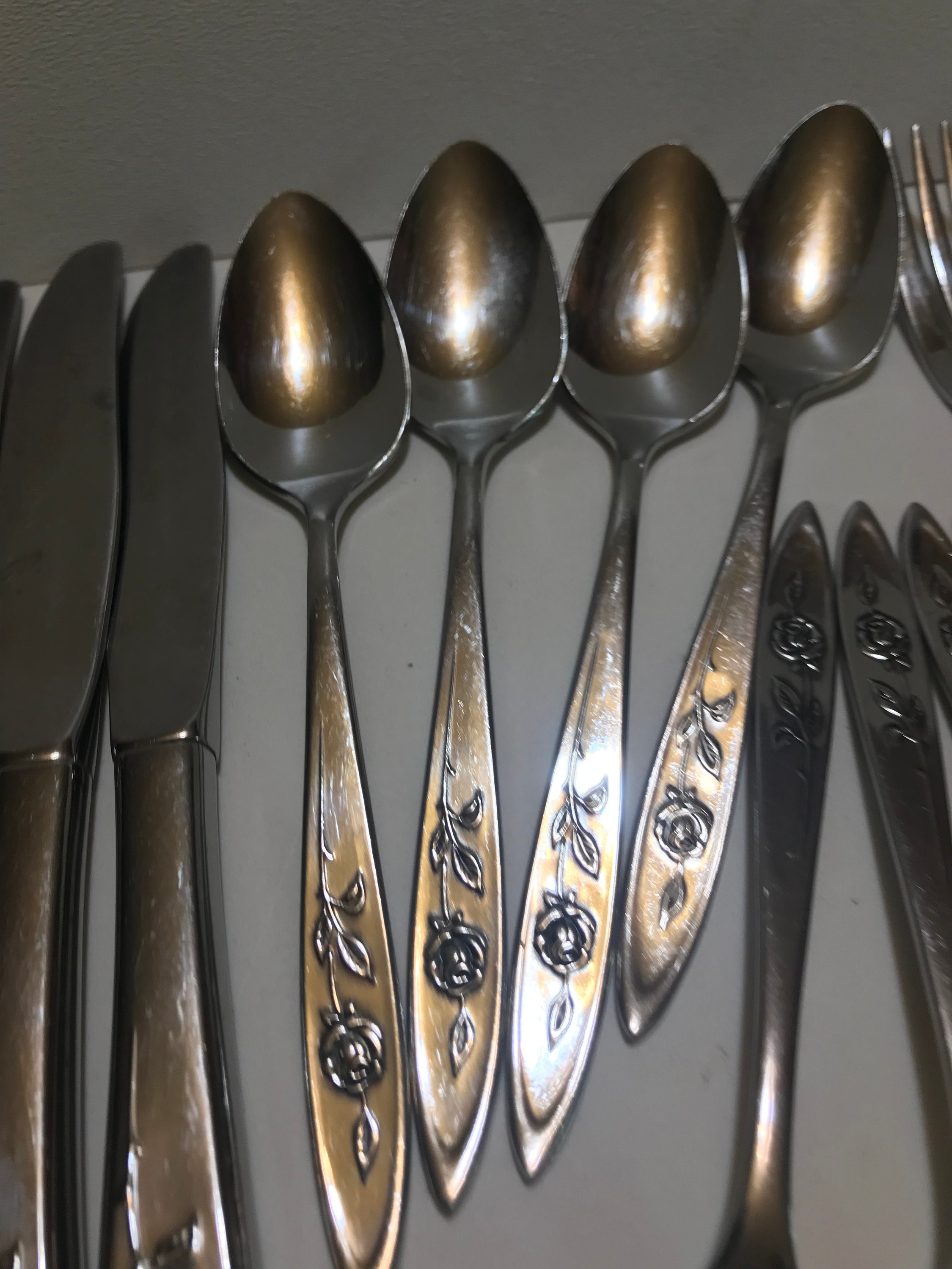 ONEIDA FLATWARE "my Rose" - Etsy