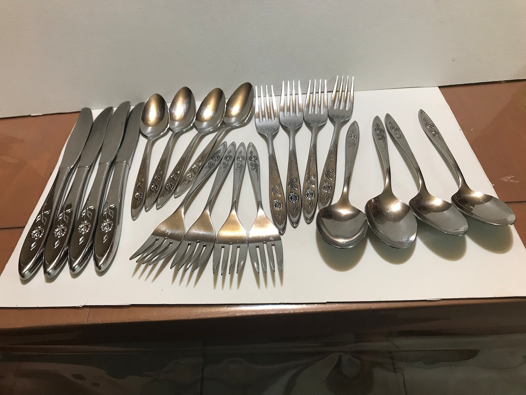 ONEIDA FLATWARE "my Rose" - Etsy