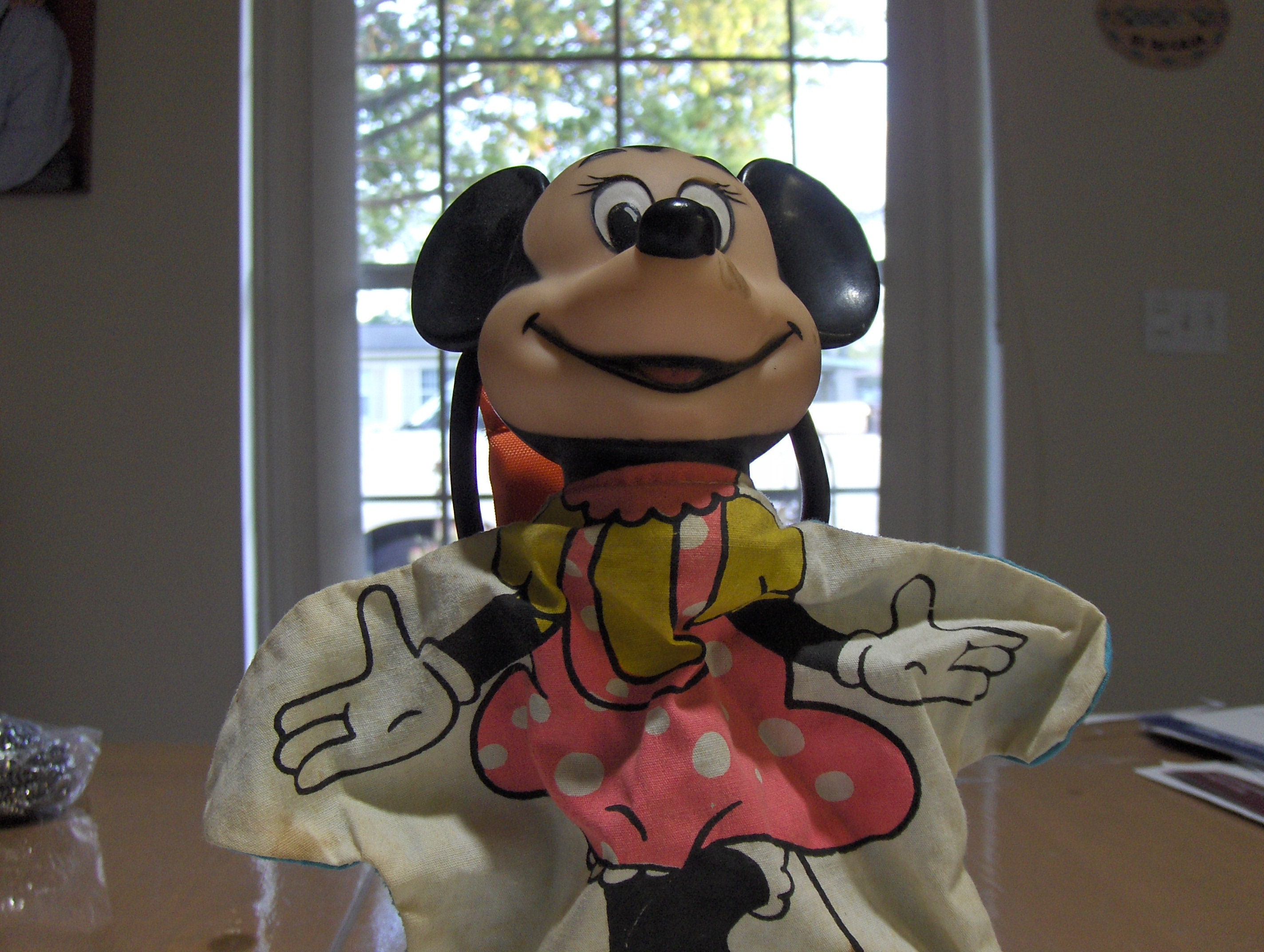 MINNIE MOUSE Hand Puppet - Etsy