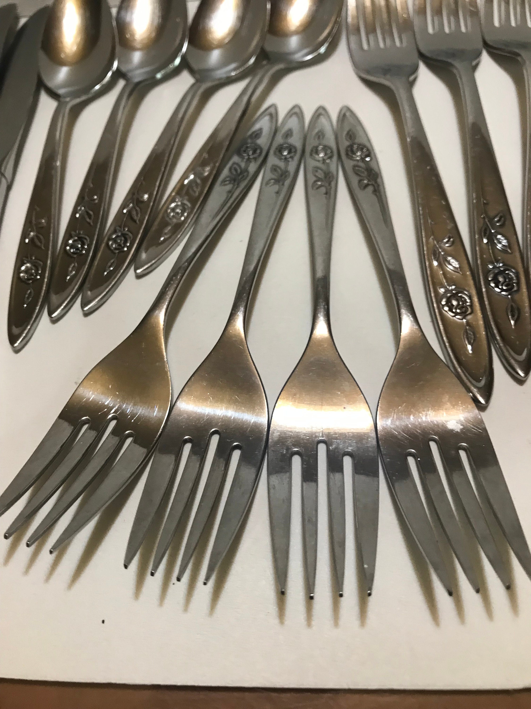 ONEIDA FLATWARE "my Rose" - Etsy