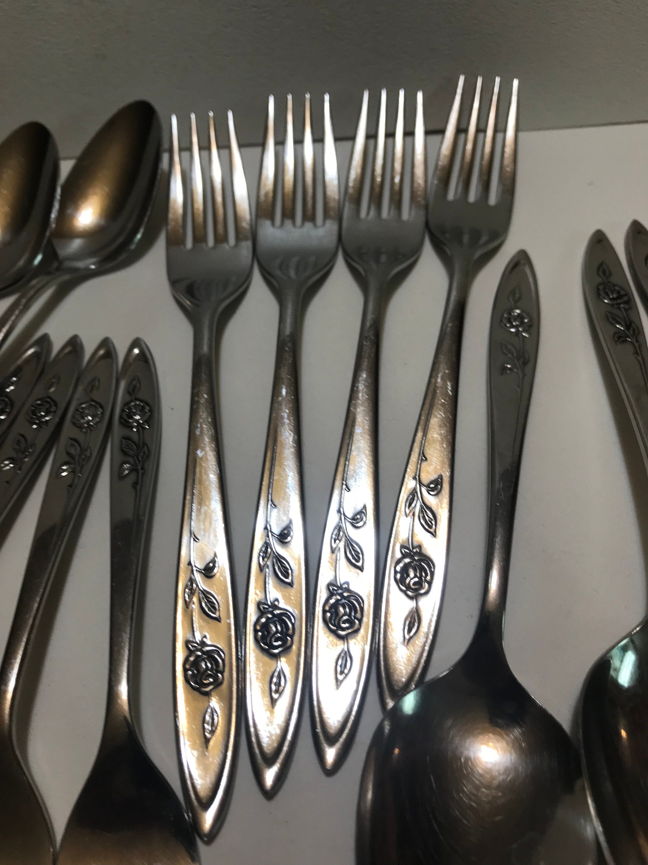 ONEIDA FLATWARE "my Rose" - Etsy