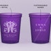 Vine Monogram Semi-custom Plastic Stadium Cups 4 Sizes Souvenir Cup ...