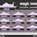 Magic Moon Twitch Overlays Animated Stream Assets Stream Alerts ...