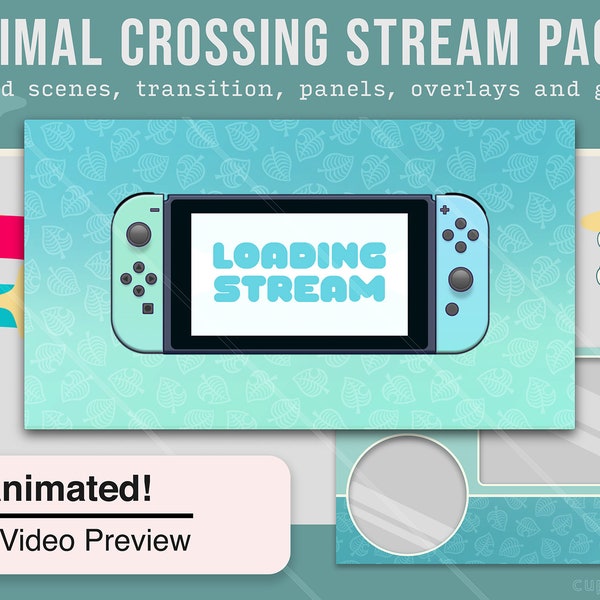 Nintendo Switch Twitch Overlays - Etsy