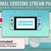 Animal Crossing Stream Overlays / ACNH Switch Twitch Theme | Etsy