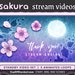 Floating Sakura Stream Starting Soon Scenes - Standby Videos: OBS ...
