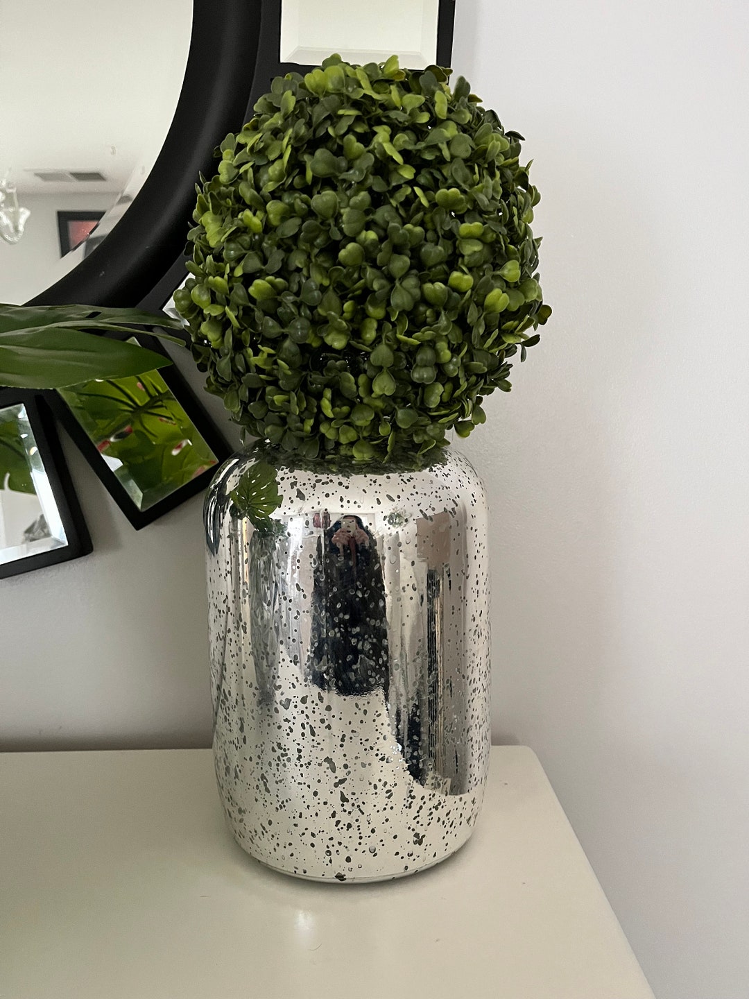 Mirrored Large Jug With Boxwoodhome Decor Jug Glam Decor - Etsy