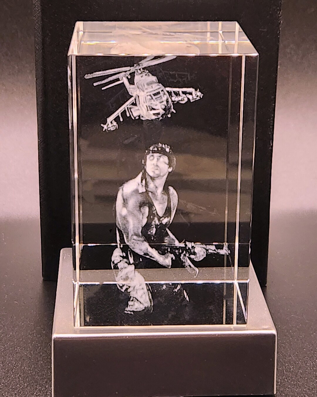 Rambo Aka Lone Wolf in 3D LED Light up Crystal Includes: Multi-color or ...