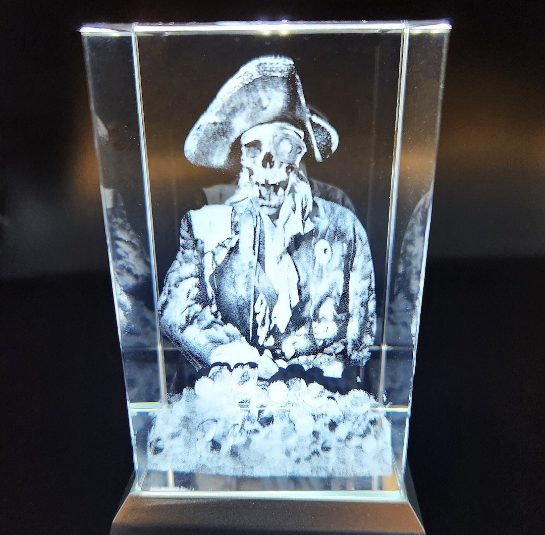 3D one Eyed Willy Goonies Light up LED Crystal Collectible Free USPS ...