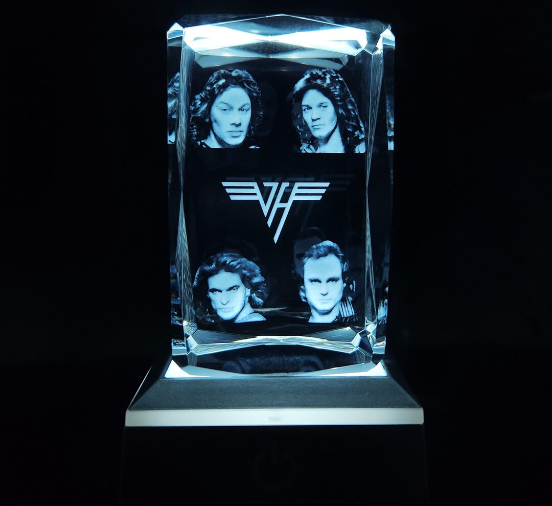 Van Halen OG LED Crystal Collectible Includes Free LED Battery Operated ...