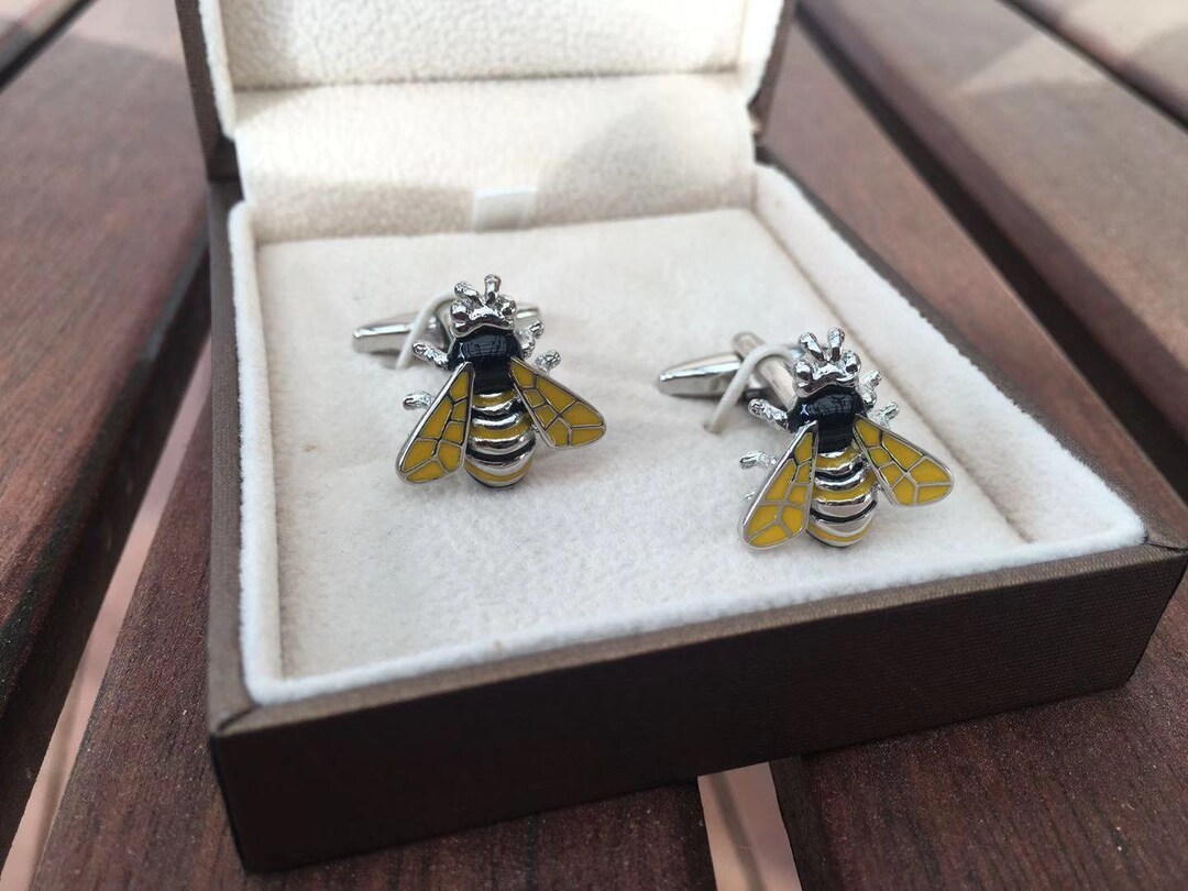 Bumble Bee Cufflinks Novelty Cuff Links - Etsy Australia