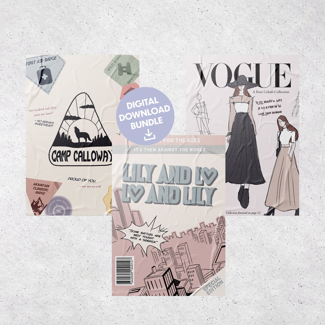Addicted to You / Calloway Series Poster Bundle - Etsy