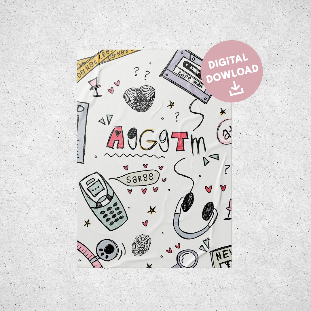 AGGGTM Minimal Aesthetic Poster Digital Download - Etsy