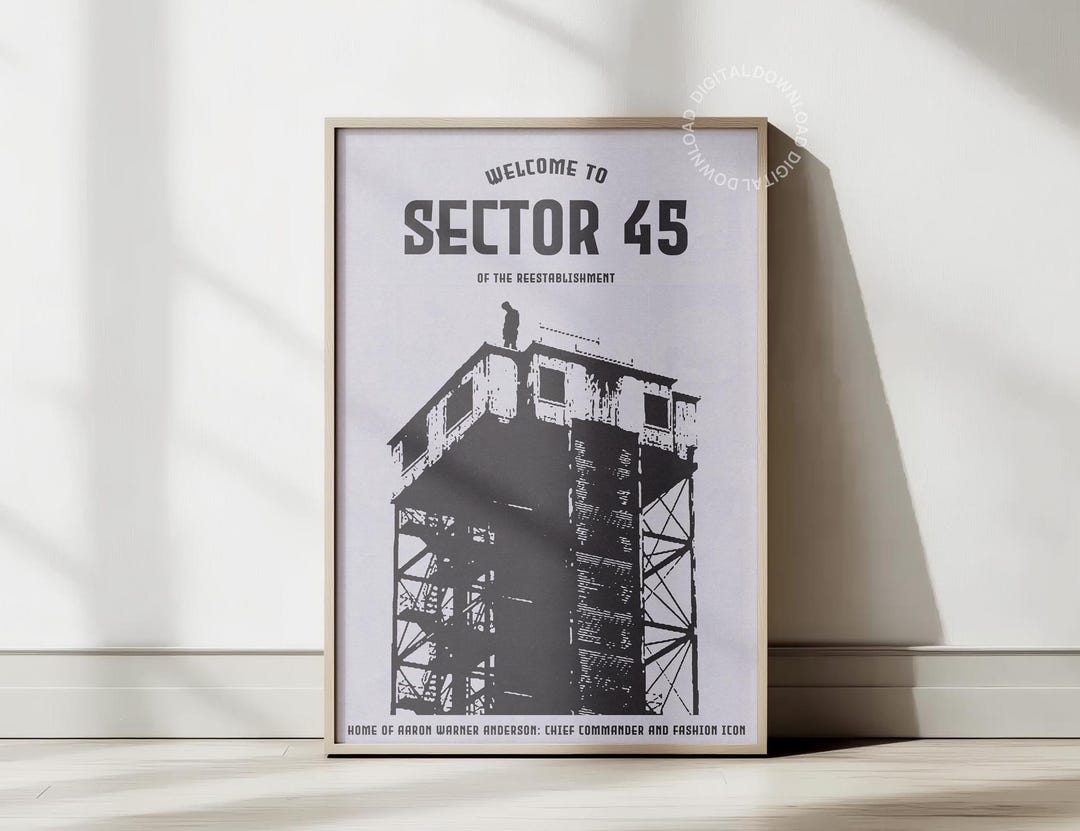 Shatter Me: Sector 45 Digital Poster Minimal - Etsy