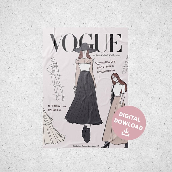 Rose and Conner Vouge Poster: Calloway Sister's Series - Etsy