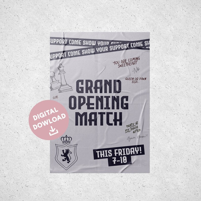 Aiden and Elsa Deviant King: Royal Elite Series Poster - Etsy Canada