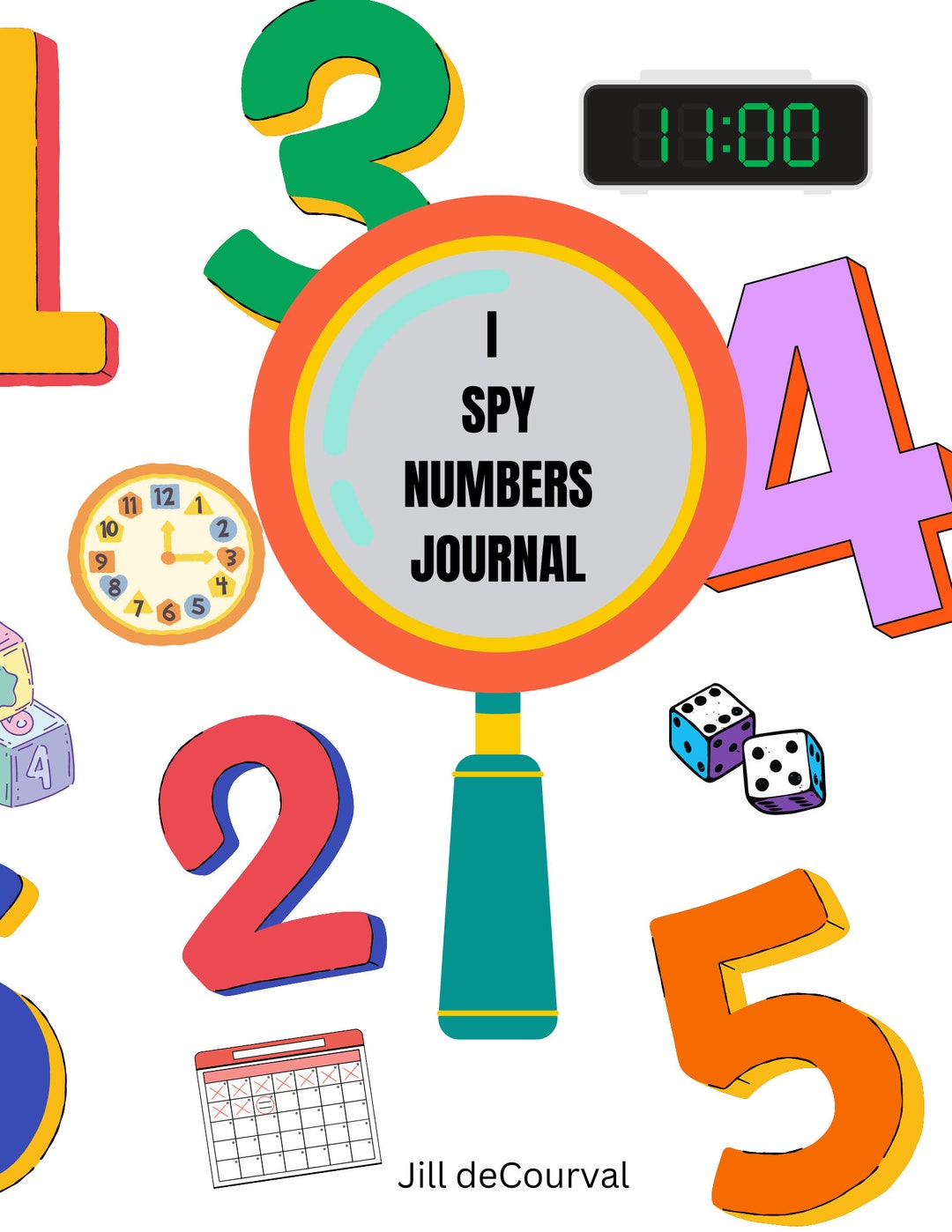 I Spy Numbers Journal Workbook - Etsy