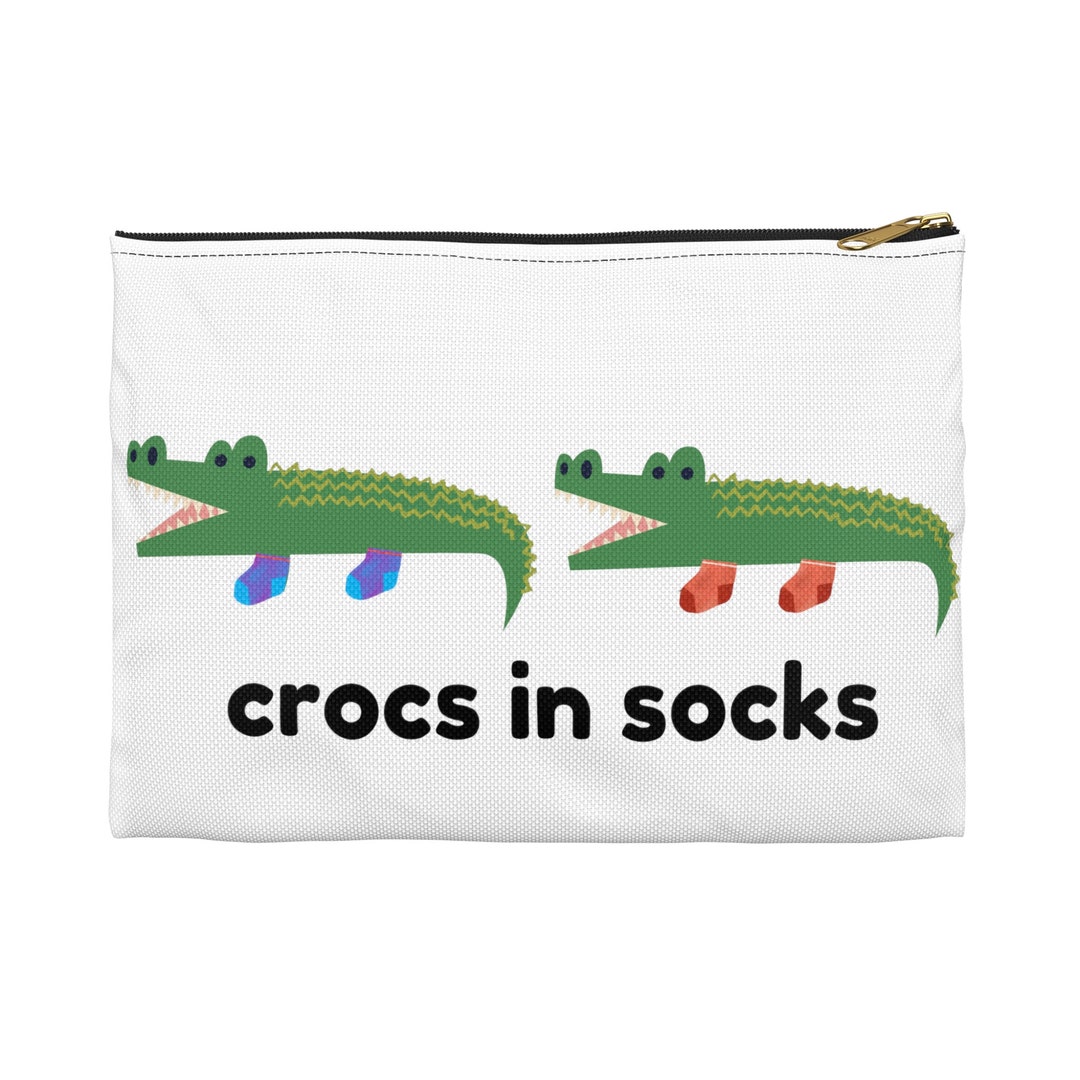 Crocs in Socks Accessory Pouch - Etsy
