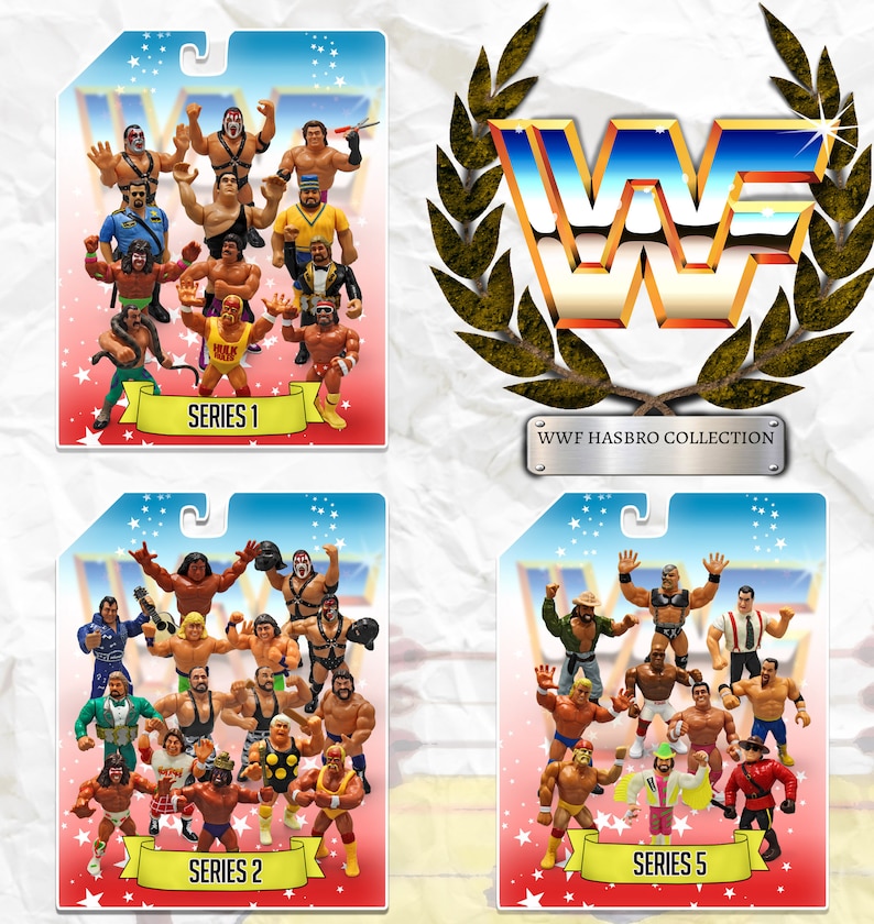 WWF Hasbro Figure Collection Poster - Etsy