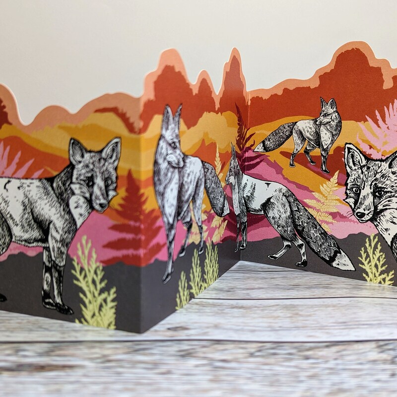 Fox Card - Etsy UK