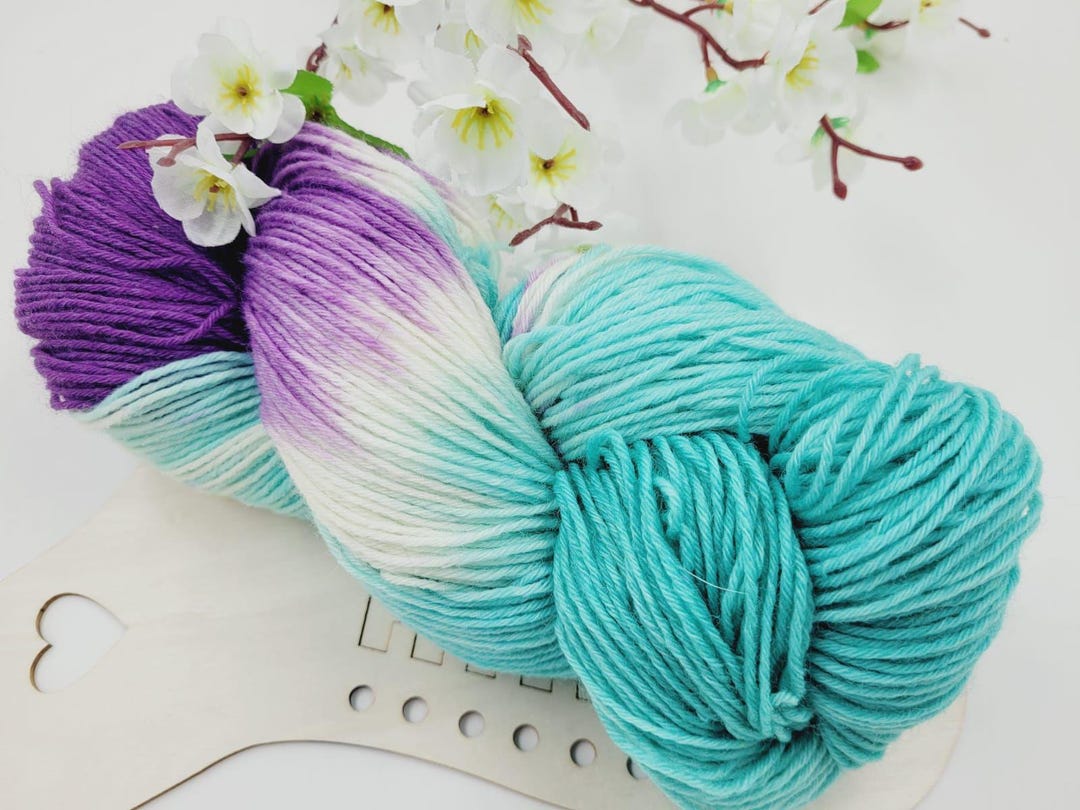 6-ply Sock Yarn, Several Variations, Hand-dyed, Wild Pattern - Etsy