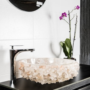 Rock Crystal Geode Sink - Etsy