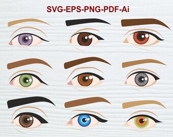 Eyes svg | Etsy