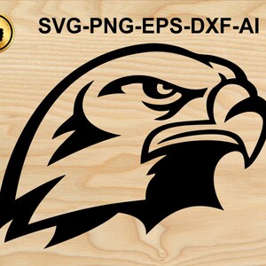 Hawk Dxf Hawk Svg Hawk Outline SVG Hawk Eps Hawk Png Hawk Vector Hawk ...