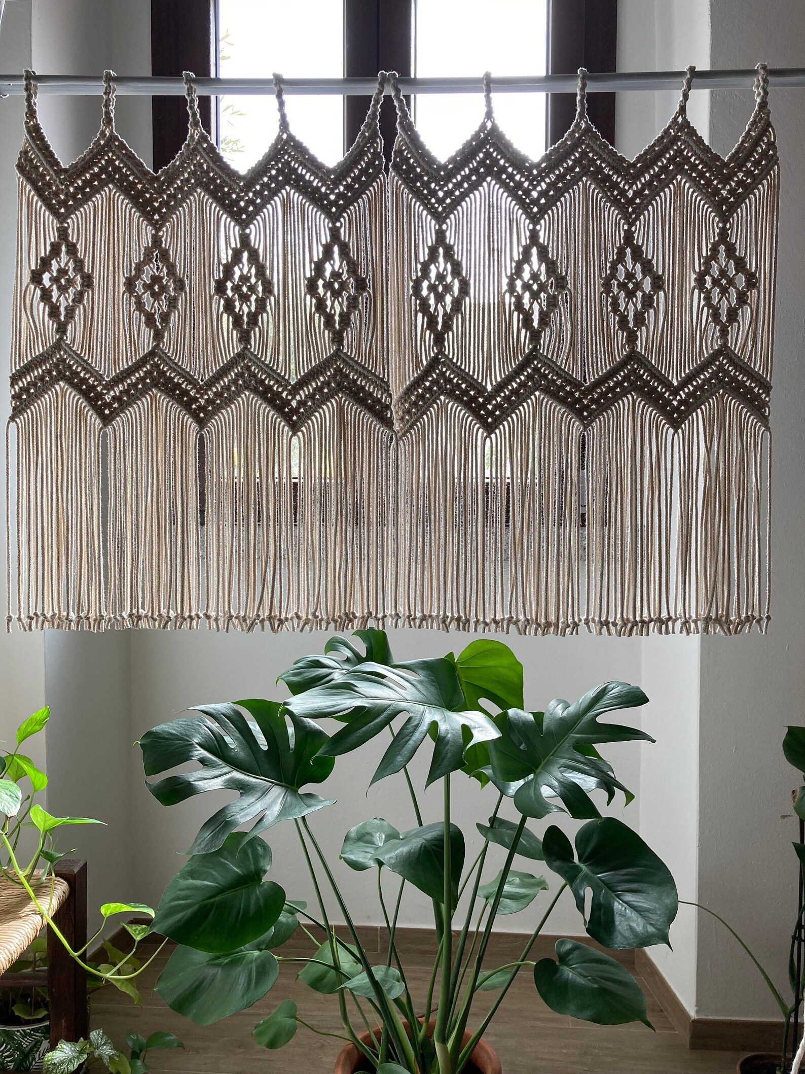 MACRAME CURTAIN / Macrame Curtains / Macrame Curtain / Macrame - Etsy