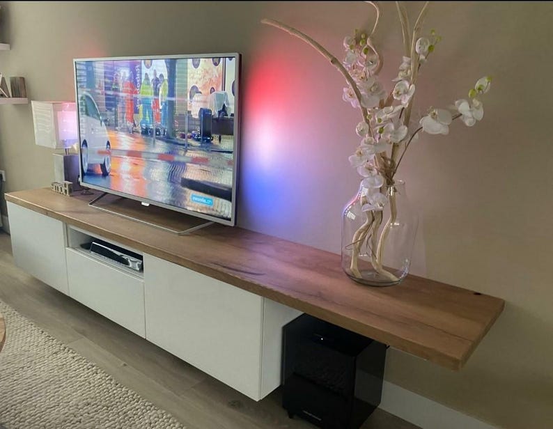 IKEA Besta Top Solid Oak IKEA Hack Color Choice - Etsy UK