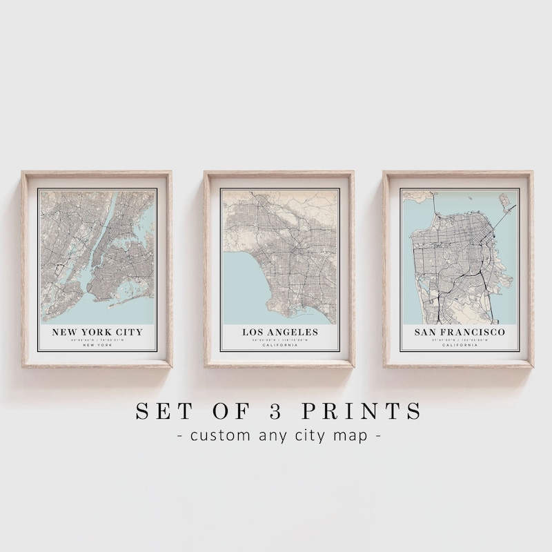 Map Print - Etsy