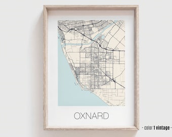 Oxnard Street Map - Etsy