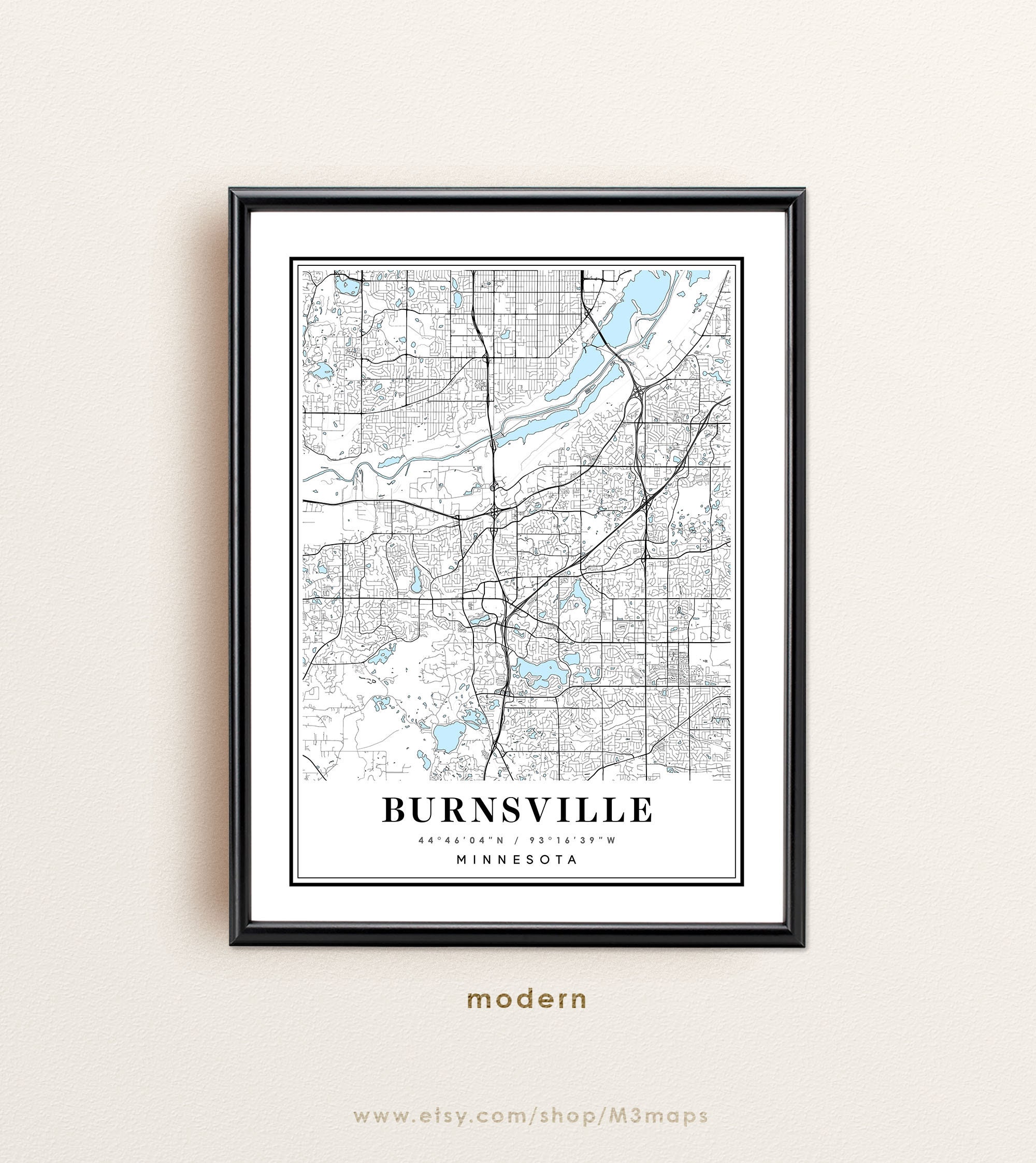 Burnsville Minnesota Map