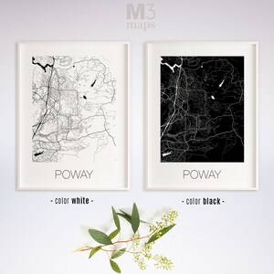 Poway California, Poway CA Map, Poway Map, Poway Print, Poway Poster ...