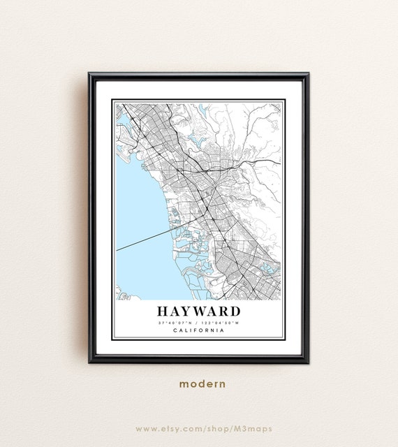 Map Of Hayward California