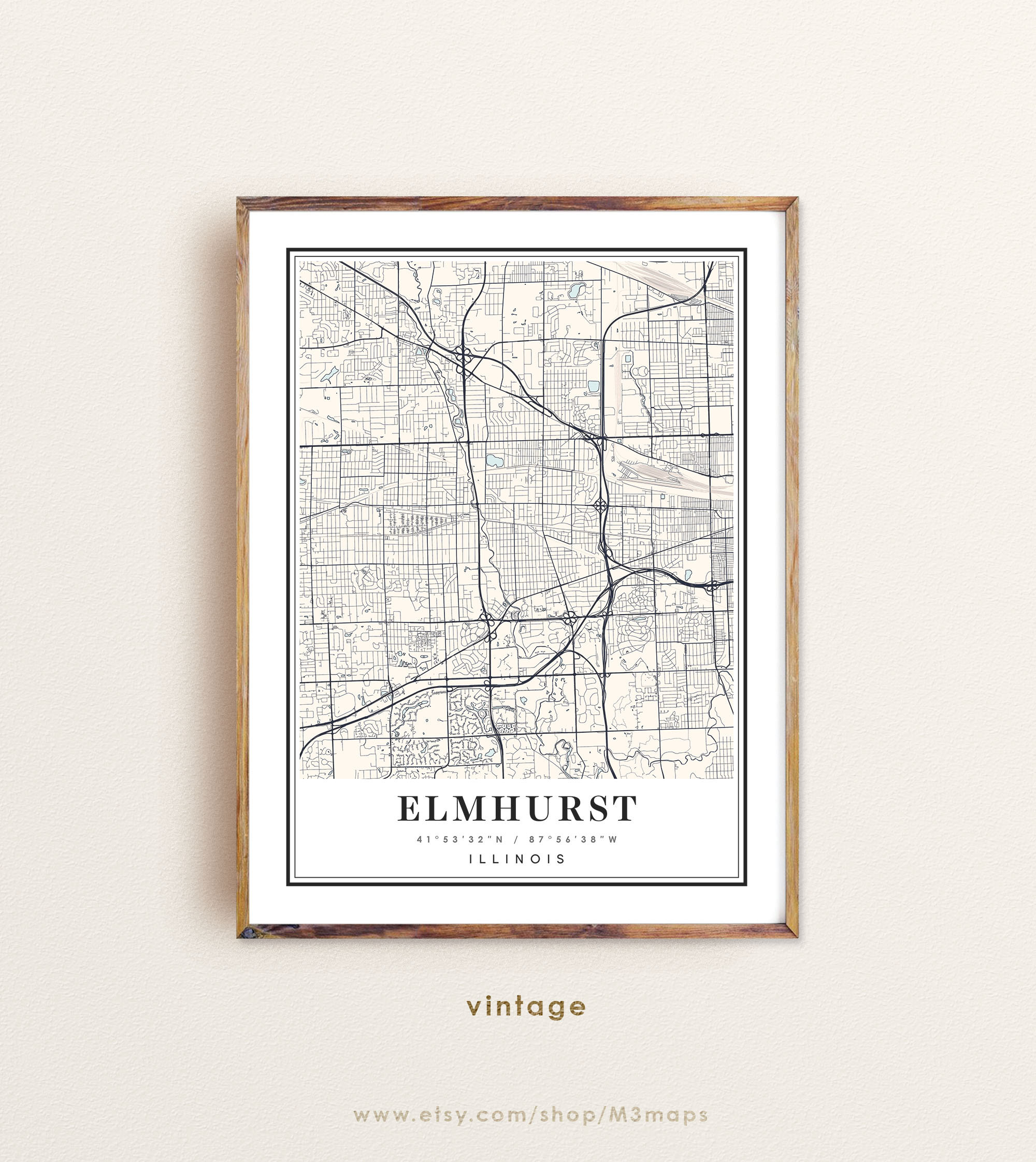 Elmhurst Map