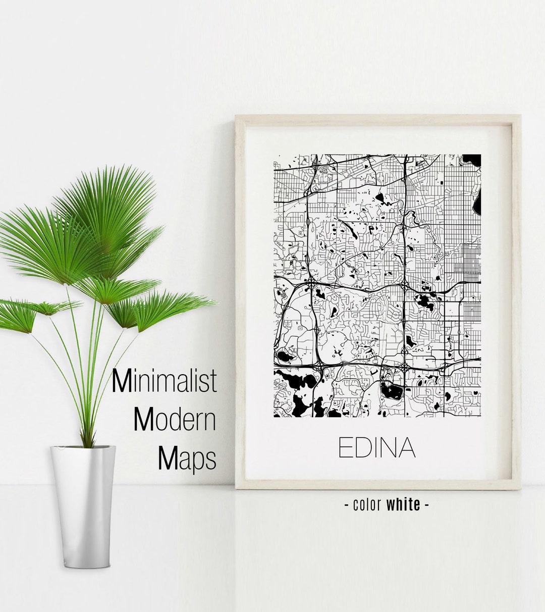 Edina Minnesota Edina MN Map Edina Map Edina Print Edina - Etsy