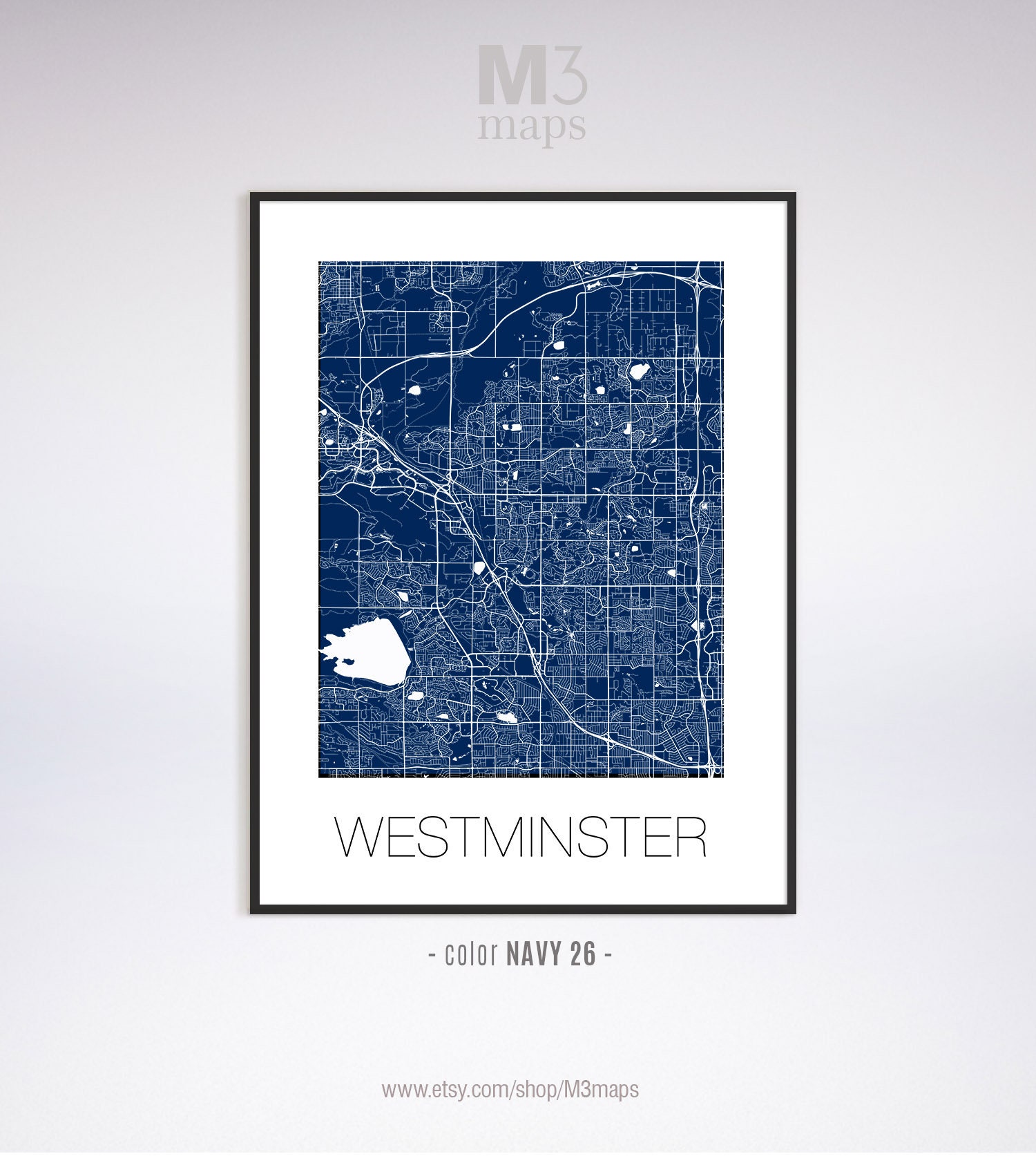 Westminster Colorado Westminster CO Map Westminster Map - Etsy