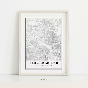 Flower Mound Texas Map, Flower Mound TX Map, Flower Mound City Map ...