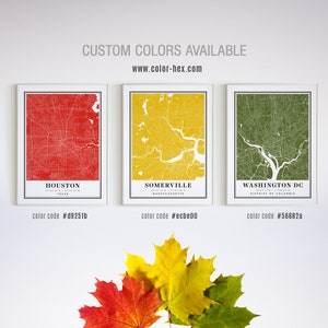 Somerville MA Map Print - Somerville Massachusetts City Poster ...