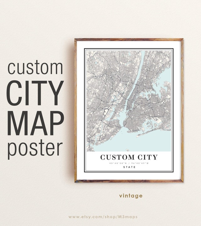 M3maps - Etsy