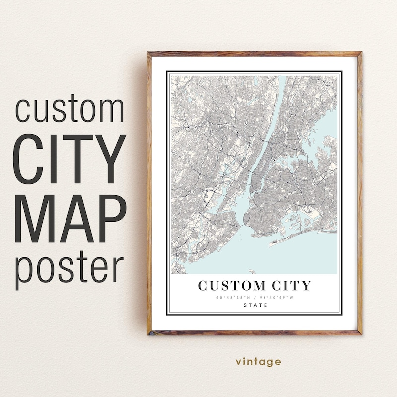 Custom Map - Etsy