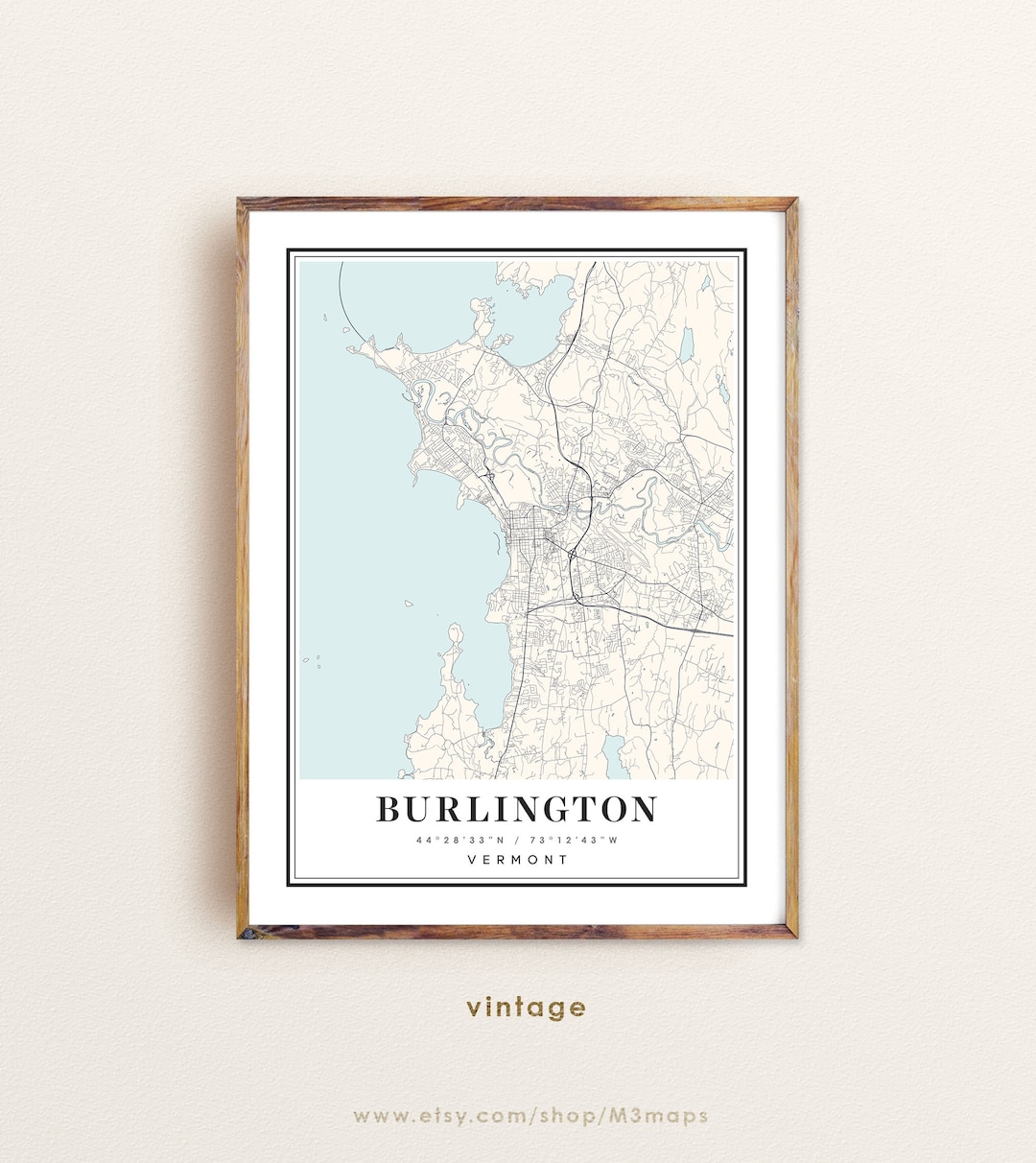 Burlington Vermont Map, Burlington VT Map, Burlington City Map ...