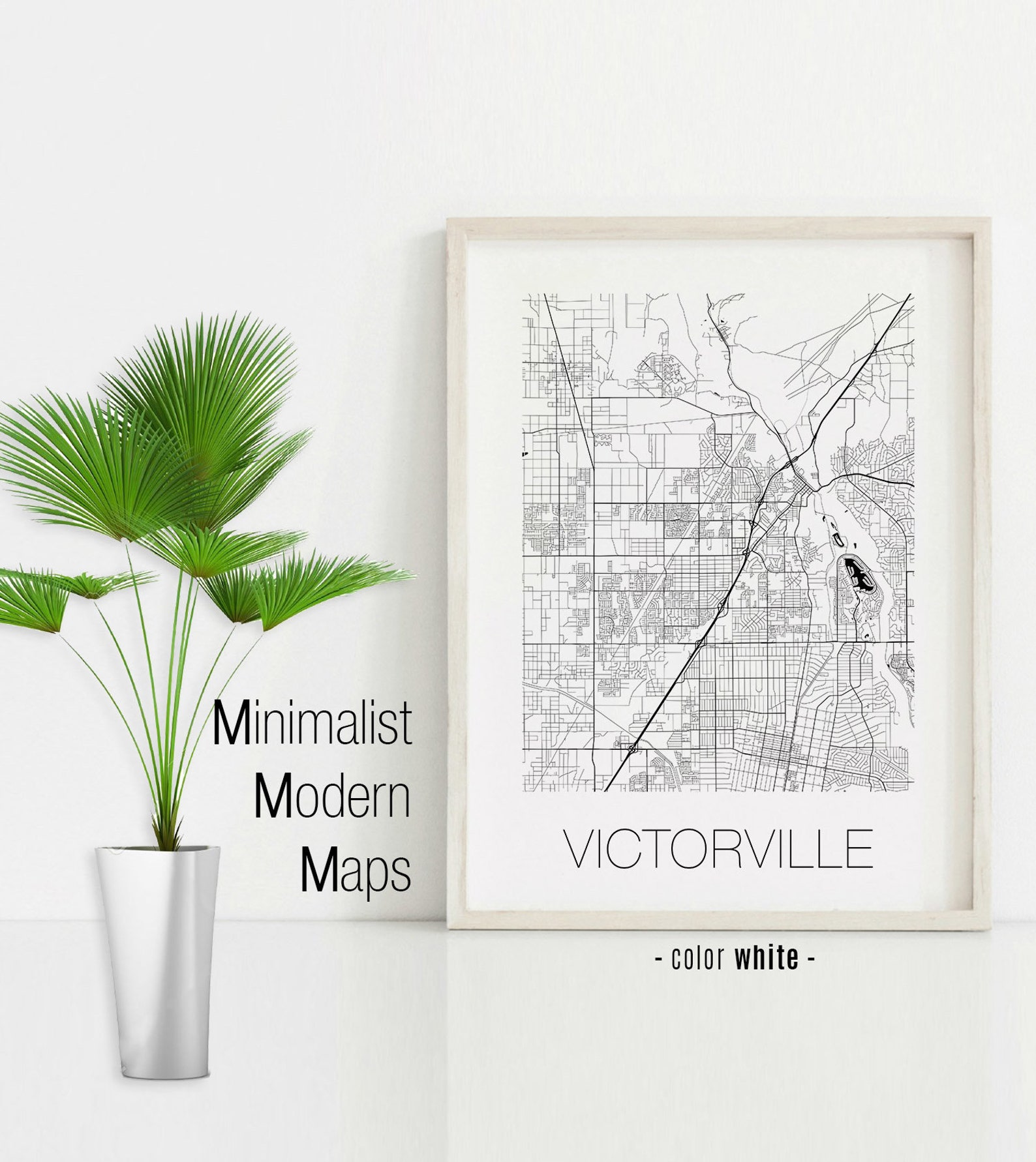 Victorville California Victorville CA Map Victorville Map - Etsy