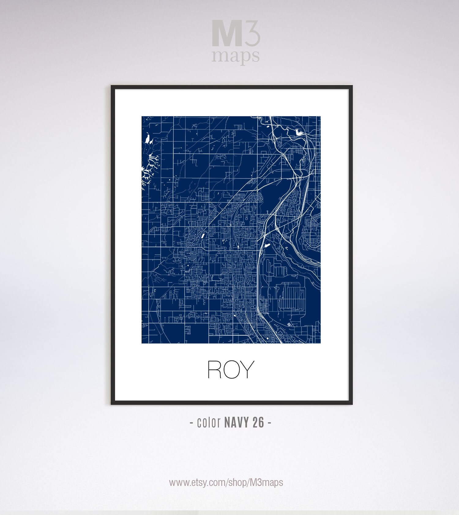 Roy Utah Roy UT Map Roy Map Roy Print Roy Poster Roy Wall - Etsy
