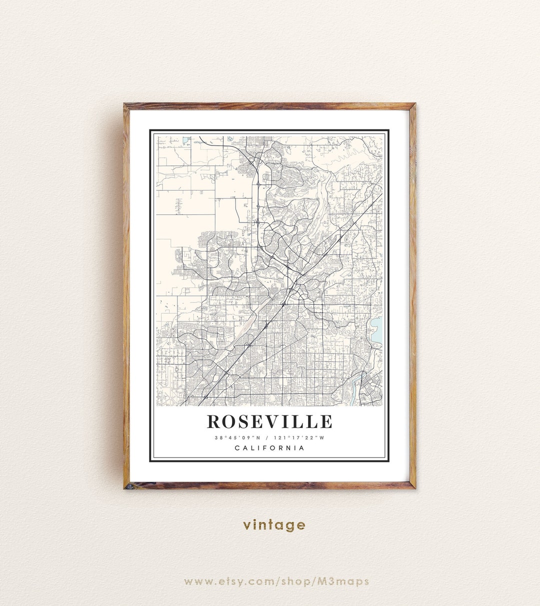 Roseville California Map, Roseville CA Map, Roseville City Map ...