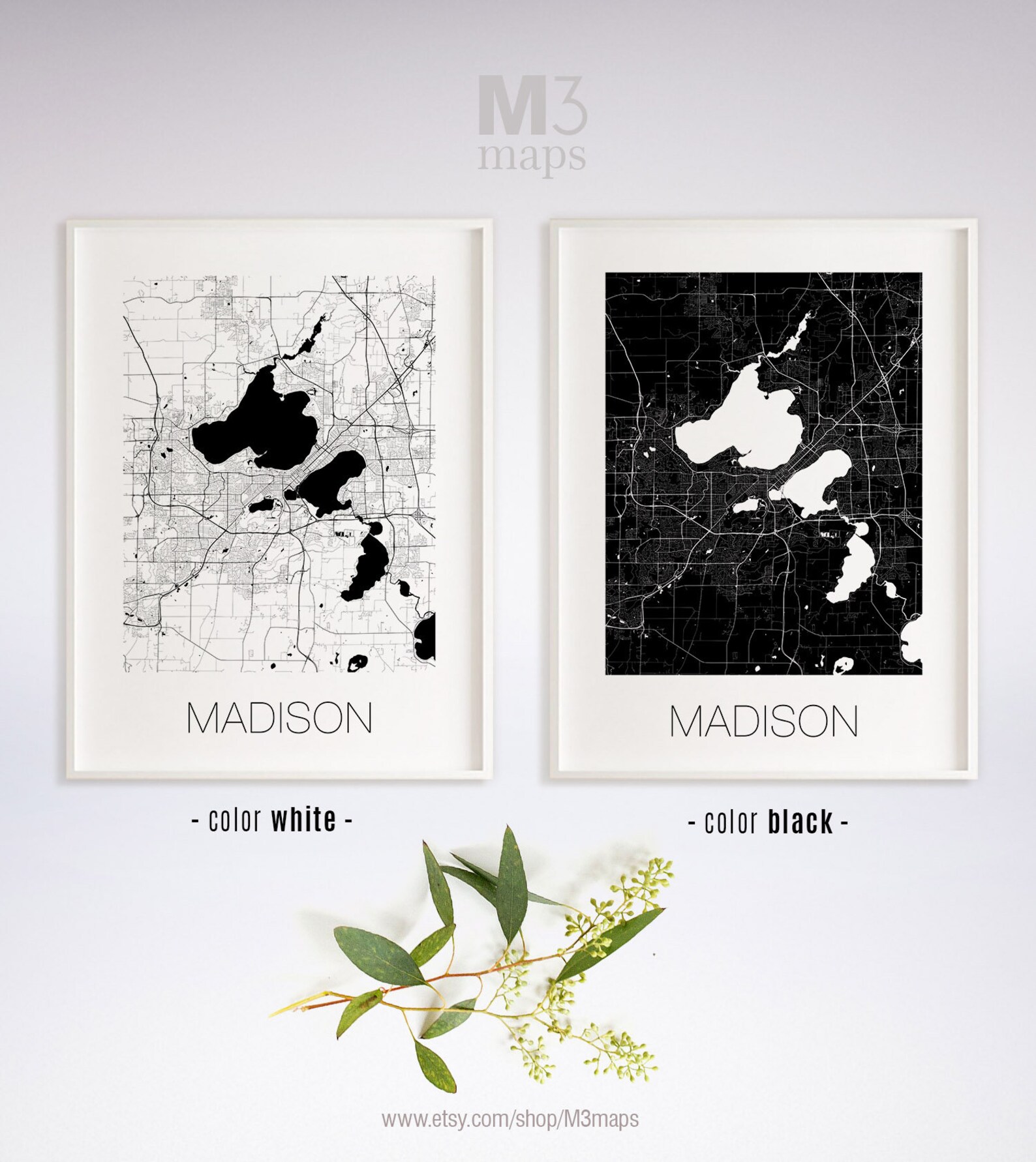 Madison Wisconsin Madison WI Map Madison Map Madison Print | Etsy