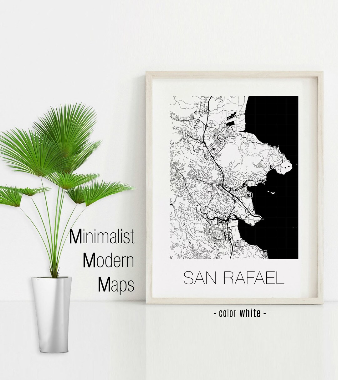 San Rafael California San Rafael CA Map San Rafael Map San - Etsy