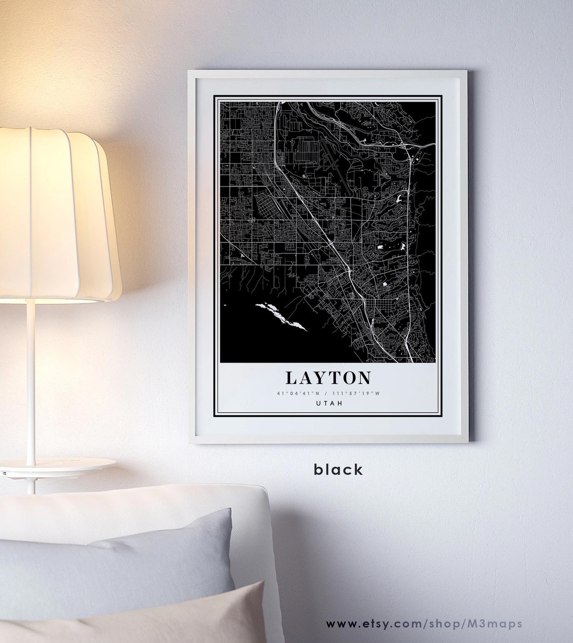 Layton Utah map Layton UT map Layton city map Layton print | Etsy
