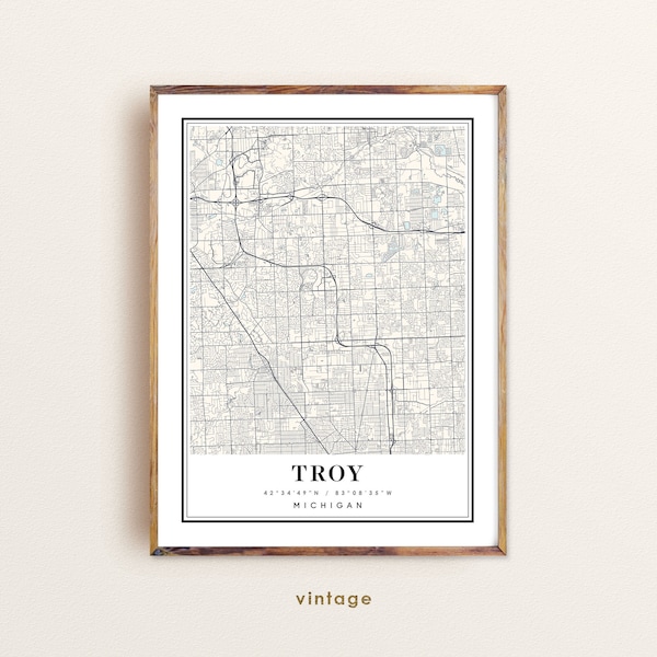 Michigan Map Art - Etsy